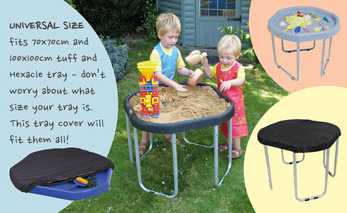 BUNDLE PACK - Original Hexacle Sensory Play Tuff Tray, Stand, and Univ — Kub Direct